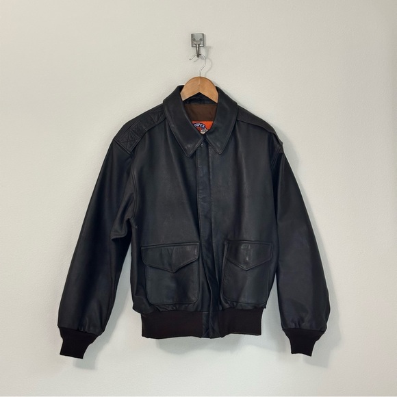 Cooper | Jackets & Coats | Vintage Mens Cooper Type A2 Flight Leather ...